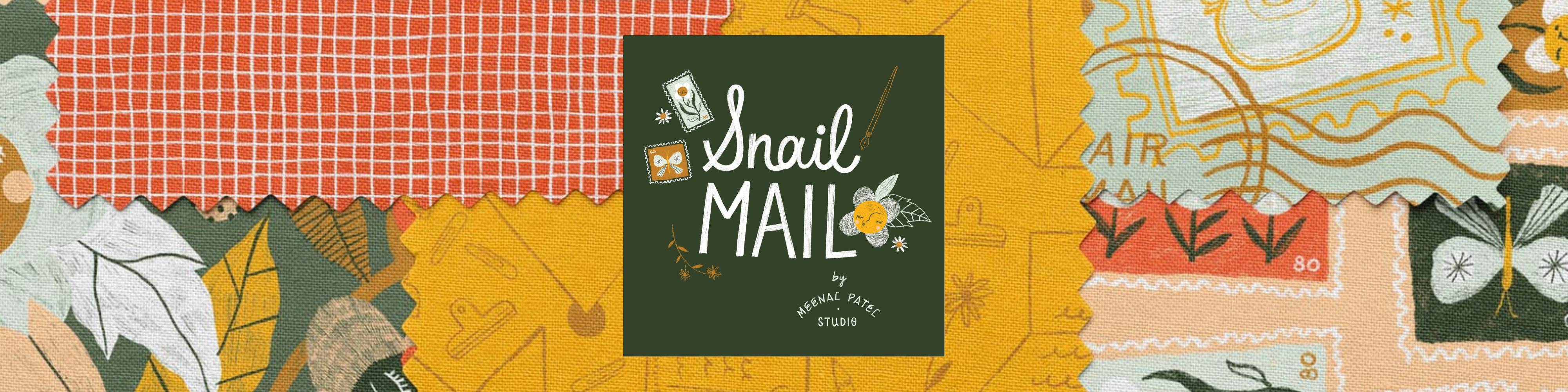 Snail Mail Fabric Collection – Wyldwood Creative