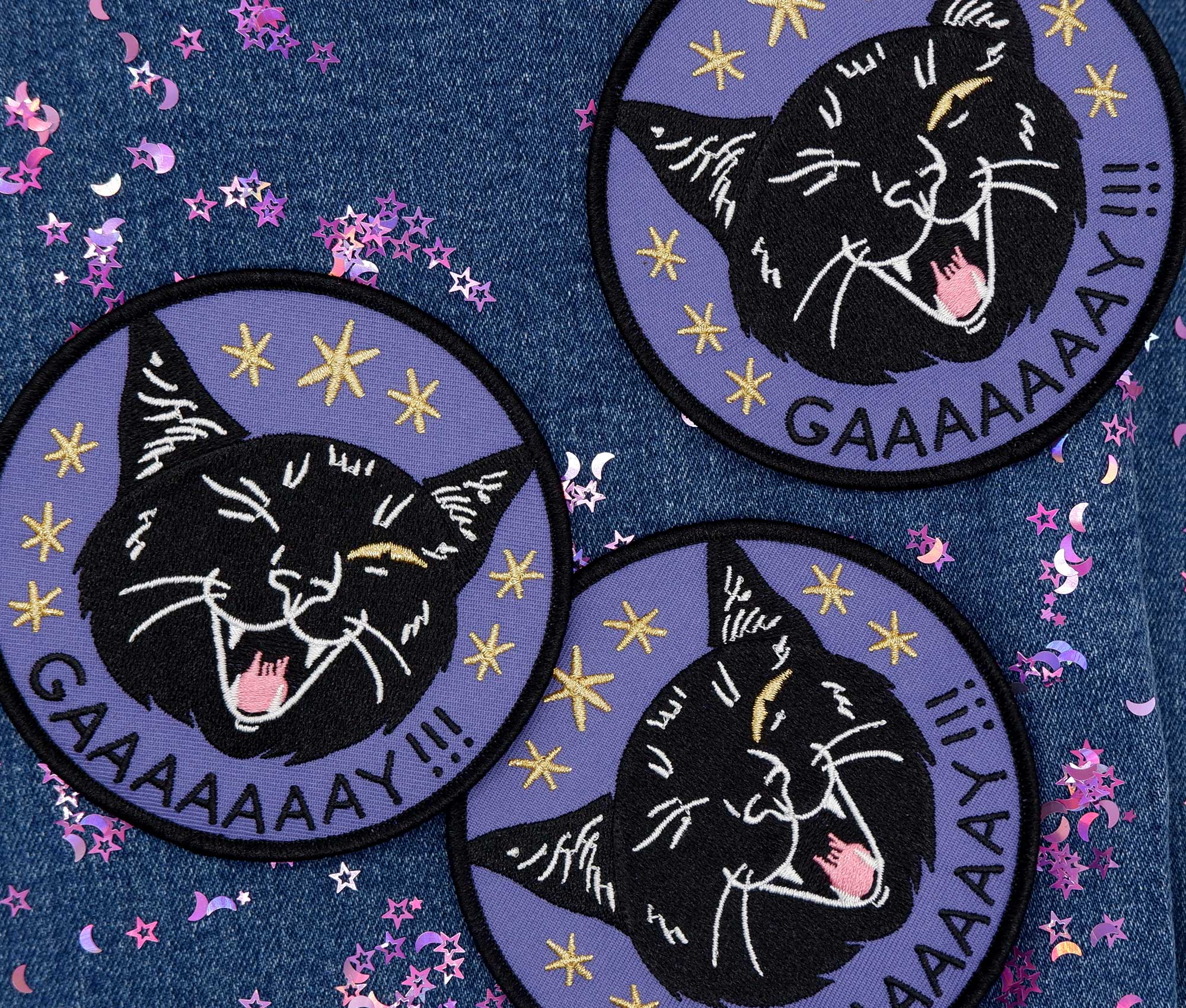 Gaaaaaay! - Embroidered Patch – Wyldwood Creative