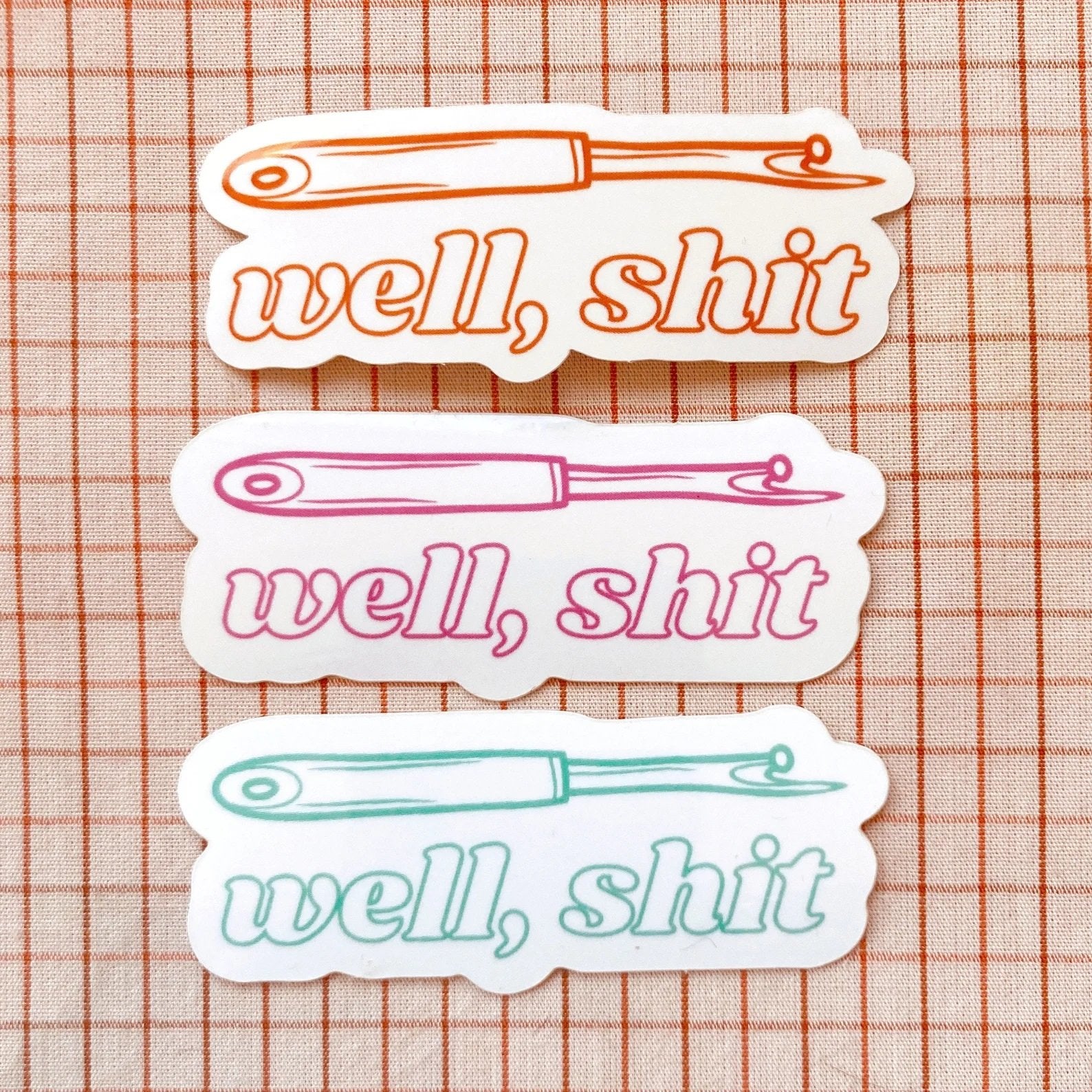 Well Shit - Sticker – Wyldwood Creative