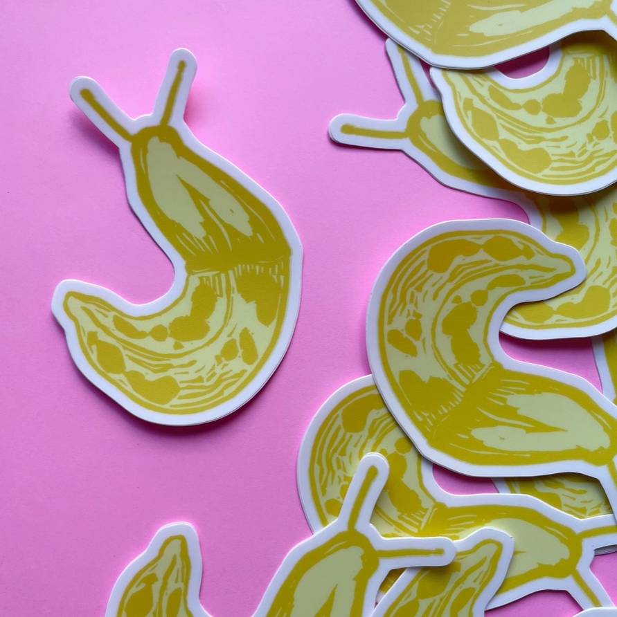Banana Slug Sticker – Wyldwood Creative