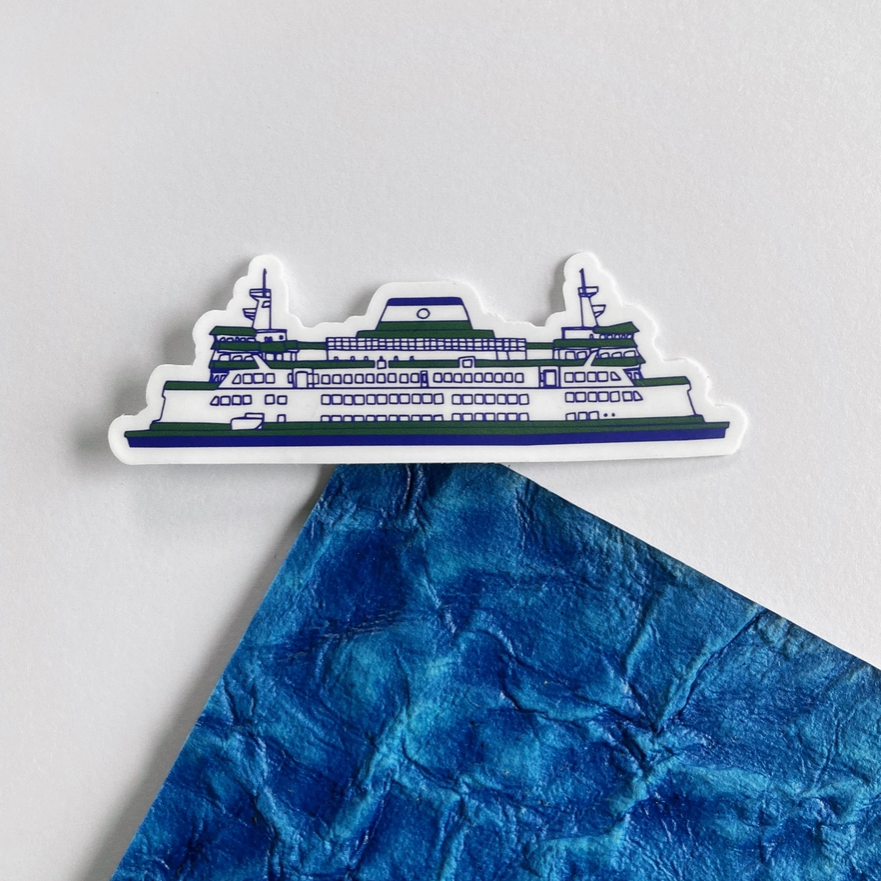 Washington State Ferry Sticker – Wyldwood Creative